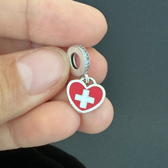 Pandora | Jewelry | Pandora Switzerland Flag Exclusive Charm | Poshmark